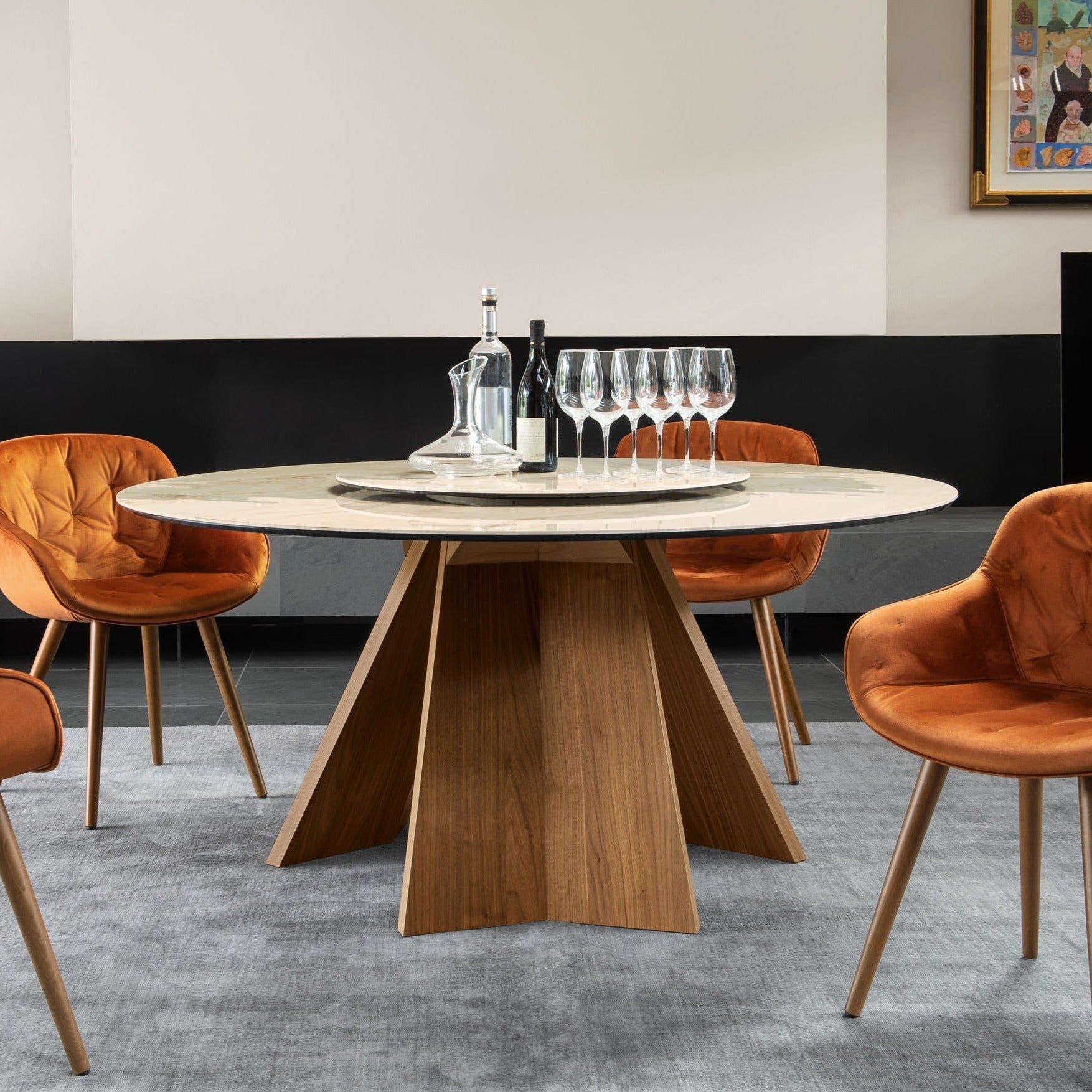 ICARO - ROUND DINING TABLE – Calligaris República Dominicana