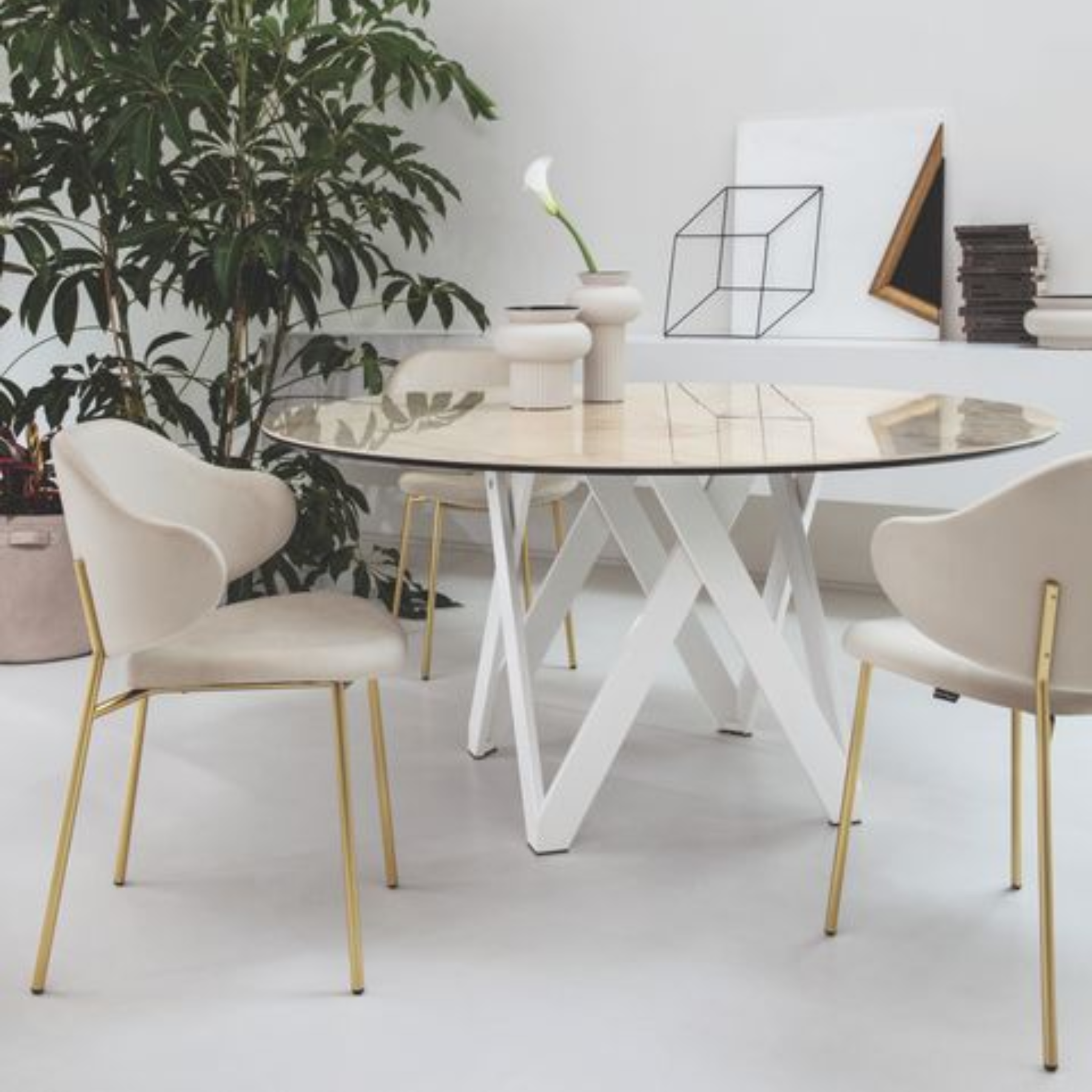CARTESIO - ROUND DINING TABLE – Calligaris República Dominicana