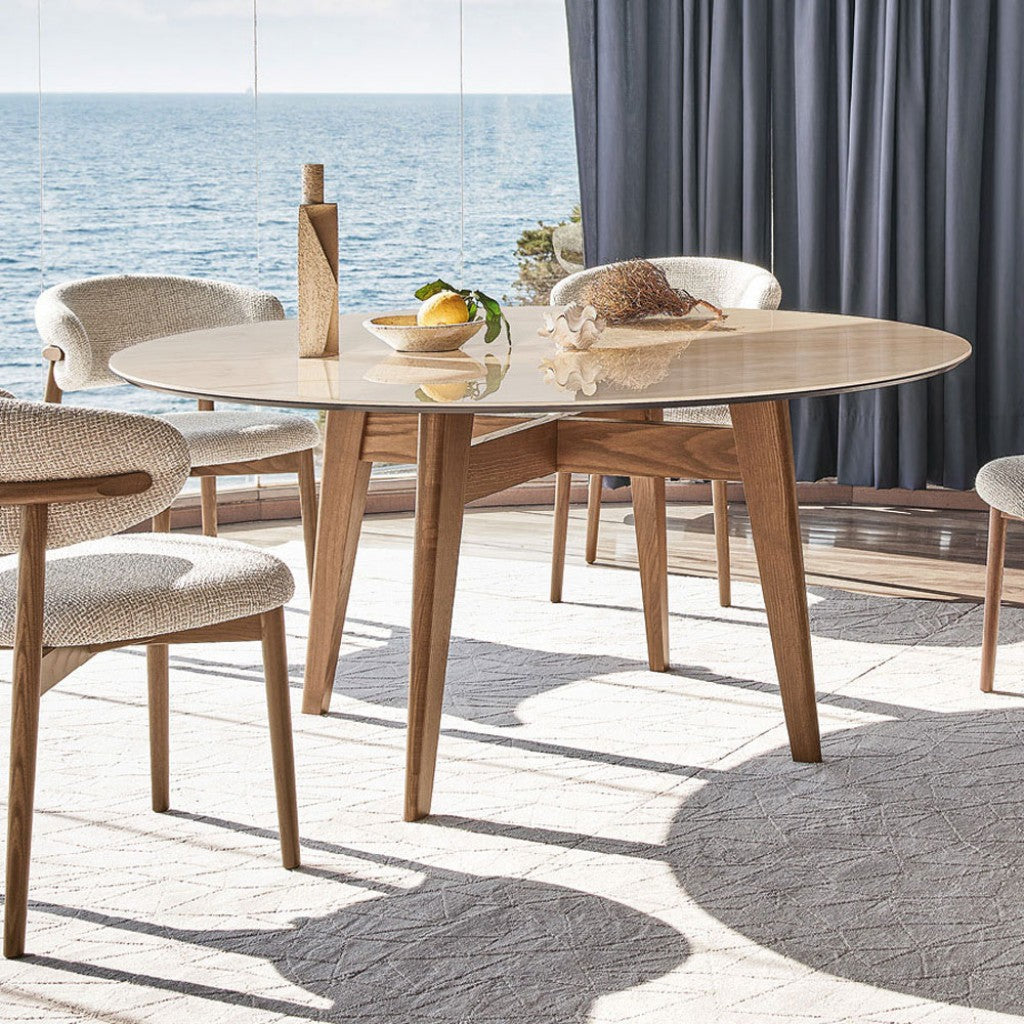 ABREY - ROUND DINING TABLE – Calligaris República Dominicana